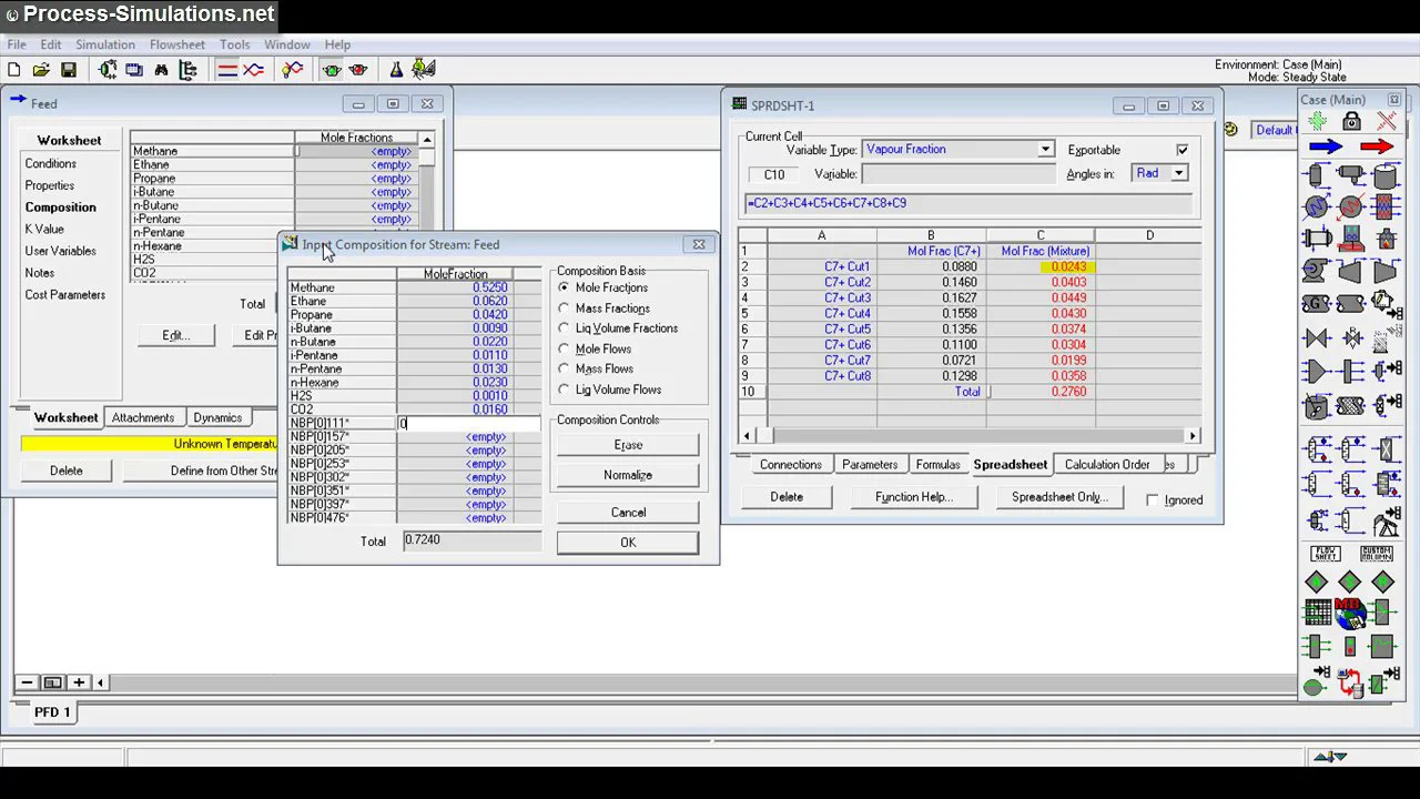 Splitting C7+ into pseudo-components [Hysys Tutorial] on Vimeo