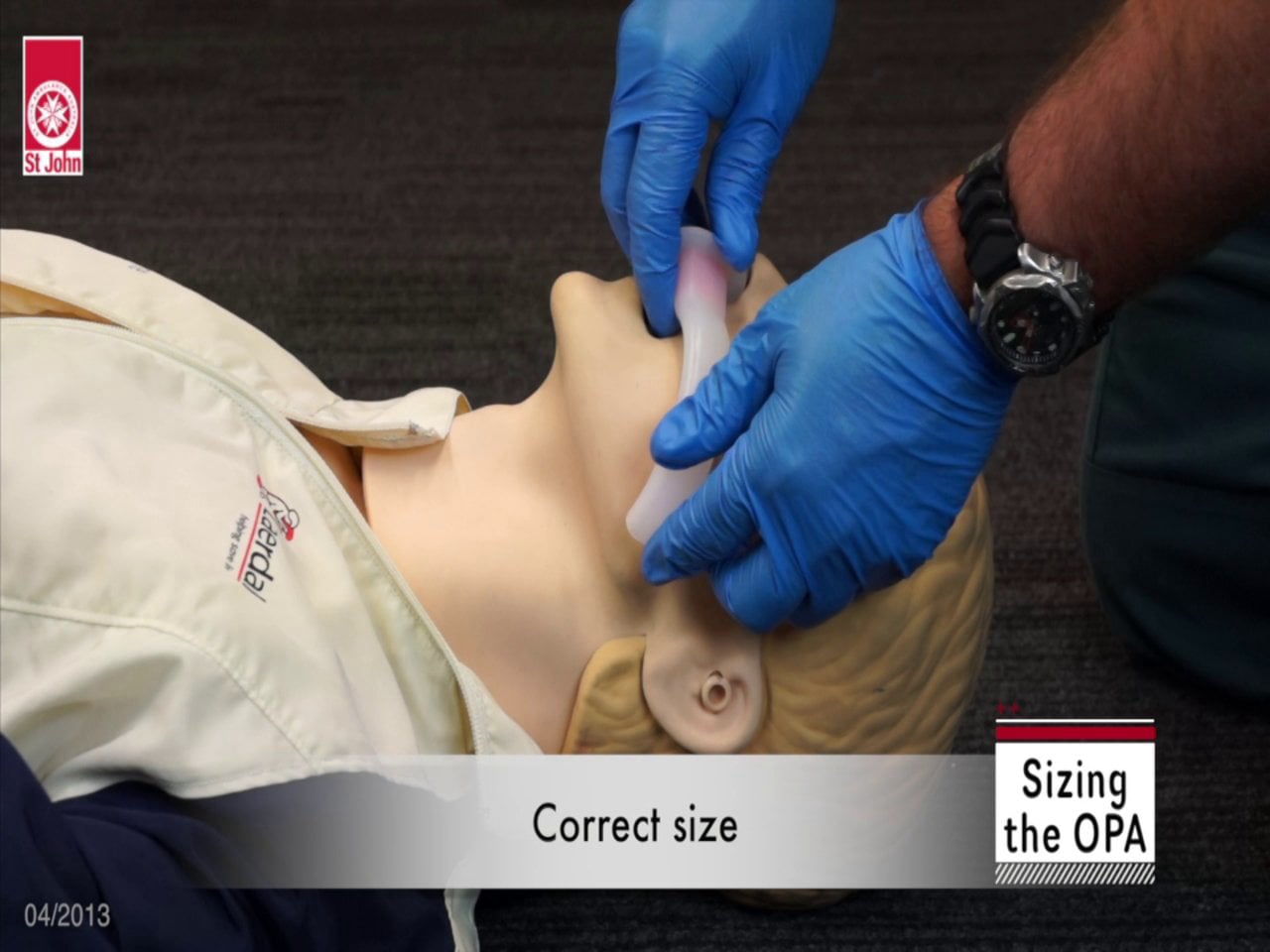 Skills Manual - OPA measurement and insertion (VIDSKILL015) on Vimeo
