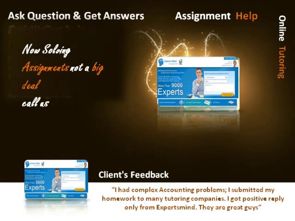 Ask Question Get Answers, Homework Help, Online Tutoring on Vimeo