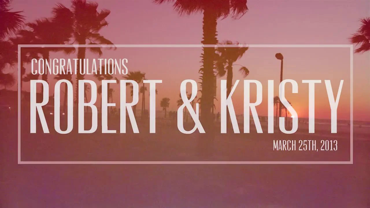 robert & kristy. on Vimeo
