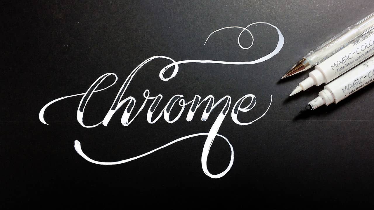 Chrome letters – Calligraphy/Lettering on Vimeo