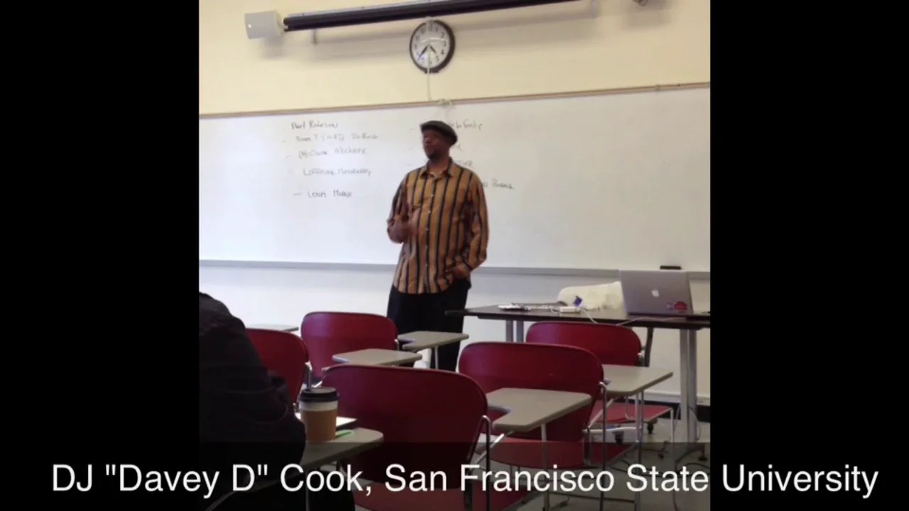 Hip-Hop In The Classroom, DJ Davey D, San Francisco State College, 3/20 ...