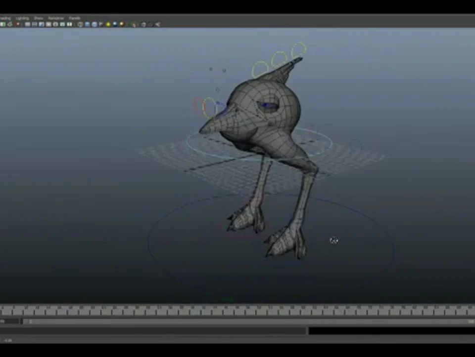 3D biped creature rig on Vimeo