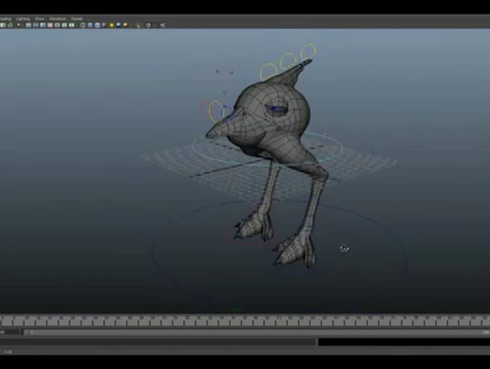 3D biped creature rig on Vimeo