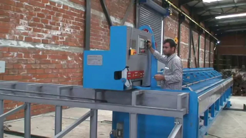 MOBILE REBAR SHEARING LINE - CONVEYOR UNLOADING- TYPE CARIB on Vimeo