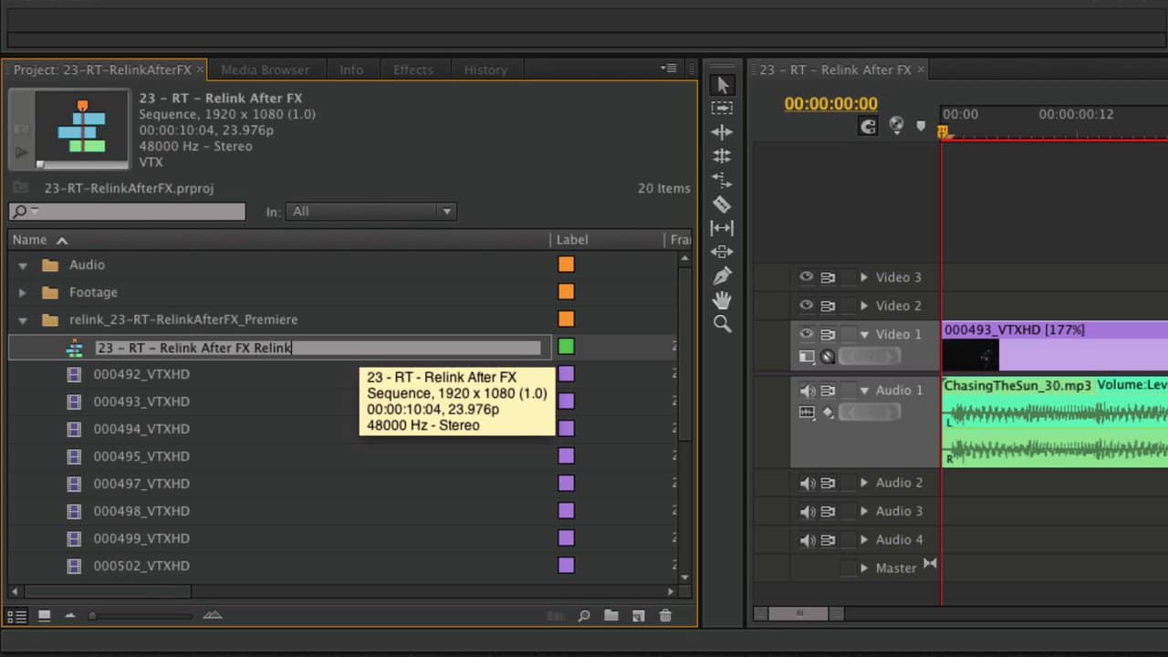 After Effects Render and Replace in Premiere Pro and FCP7 - Using ...