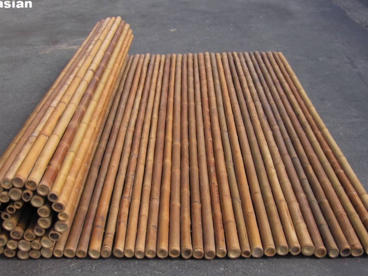 Bamboo Carbonized Fences-CarbonizedBambooFencing-Carbonization Bamboo ...