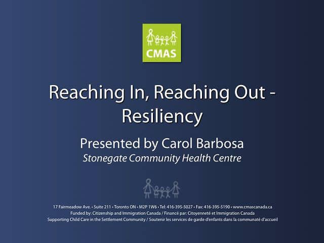 Reaching In, Reaching Out - Resiliency on Vimeo