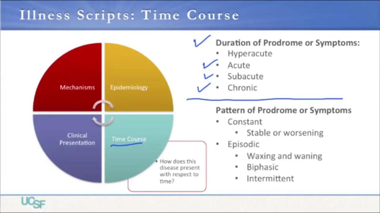 Clinical Problem Solving Course : Illness Scripts