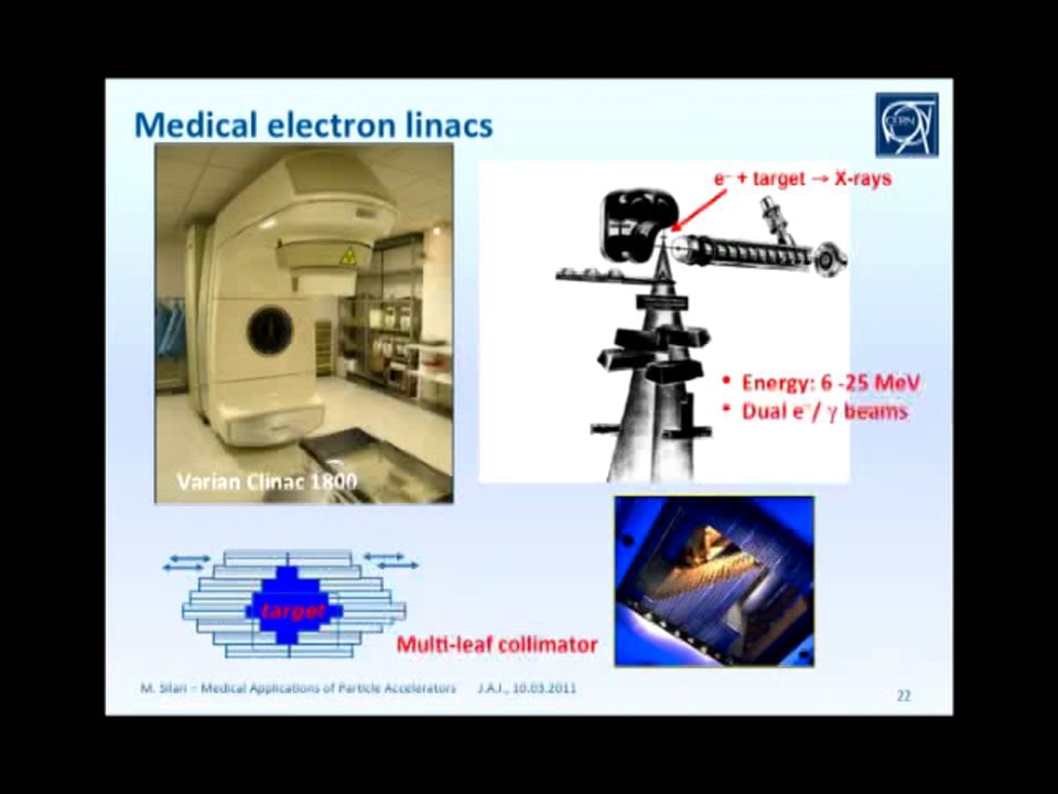 Dr Marco Silari (CERN) "Medical Applications of Particle Accelerators ...