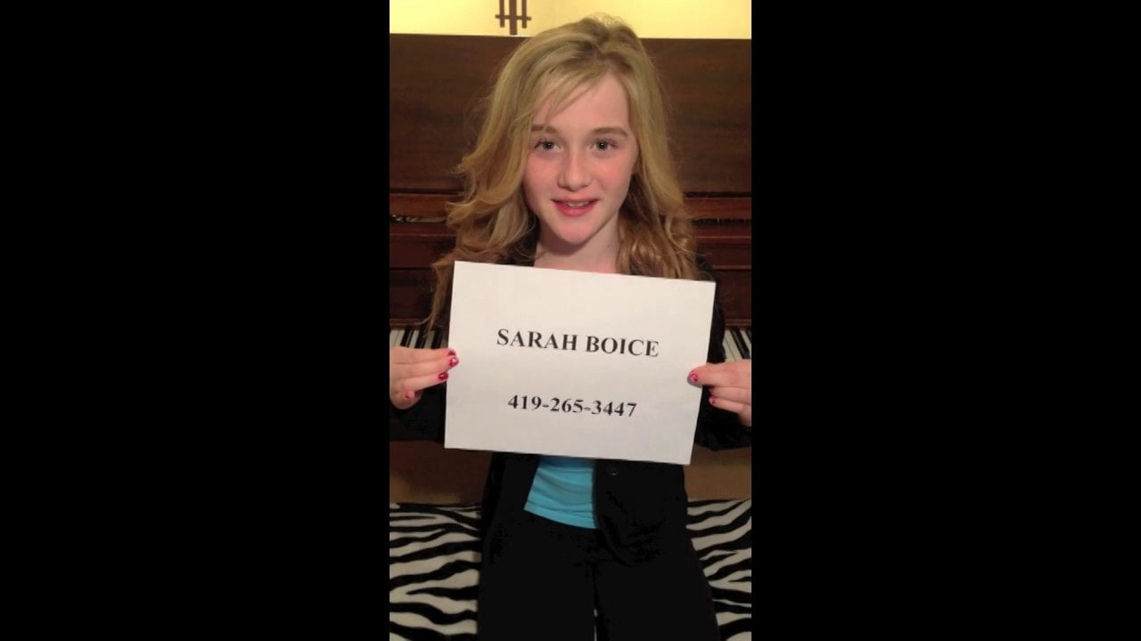 Sarah Boice Kidz Bop Audition Reel 2013 on Vimeo