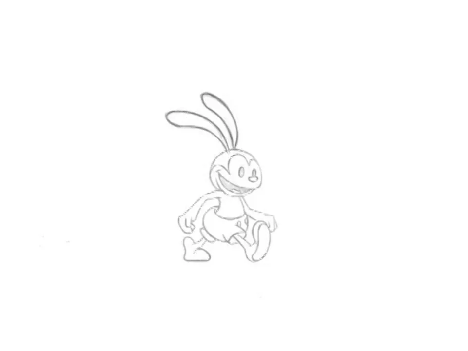 Oswald walk and run cycle