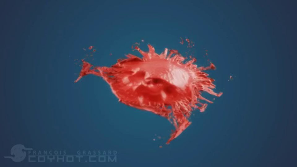 Fluid object Splash Test (Blender / AfteFX) on Vimeo