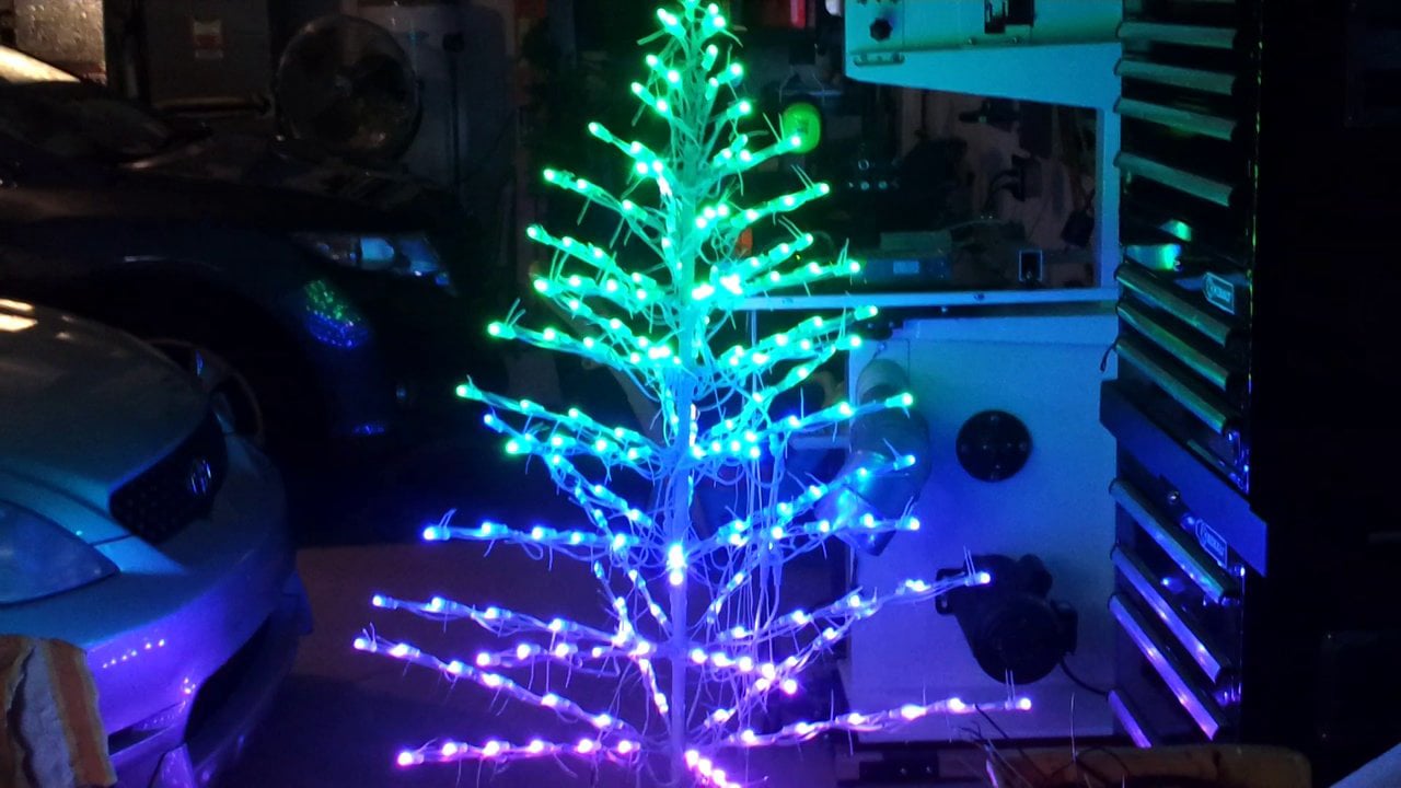 RGB pixel twig tree on Vimeo