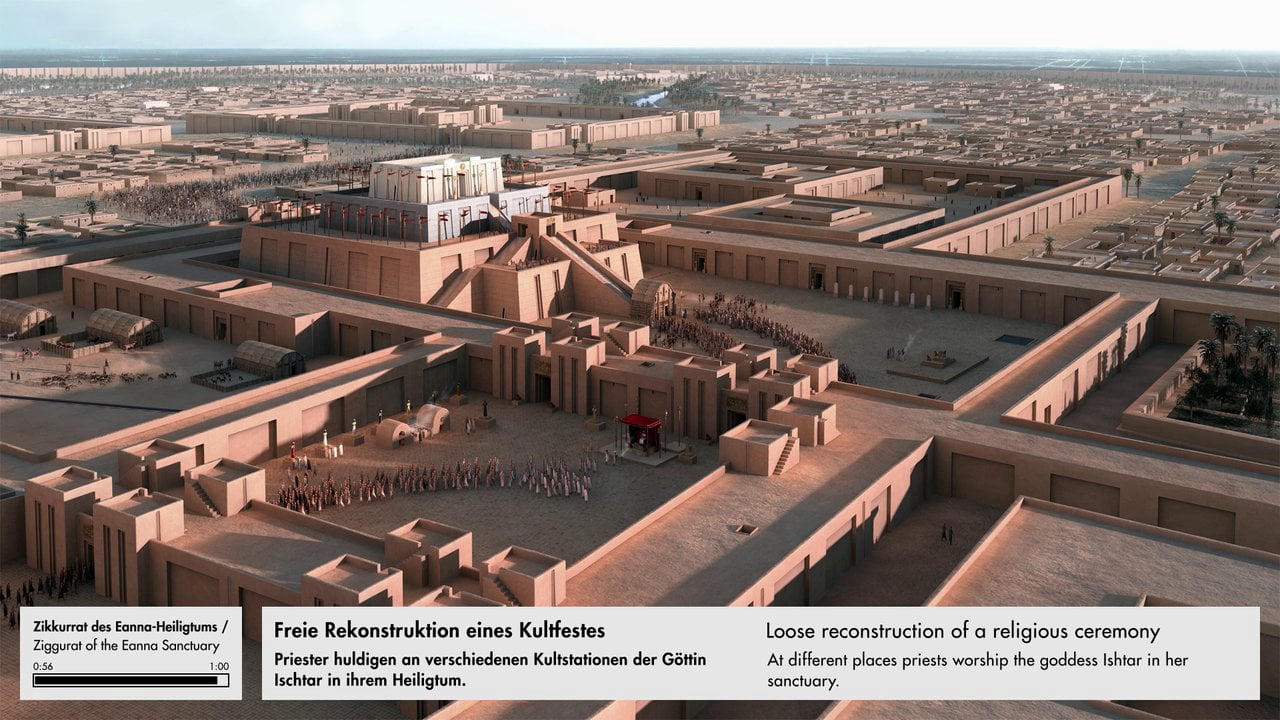 Uruk: The Eanna Ziggurat of the 21st century BCE on Vimeo