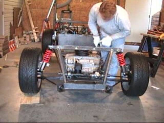 The VW bug steering rack is now secure & it works #241 on Vimeo