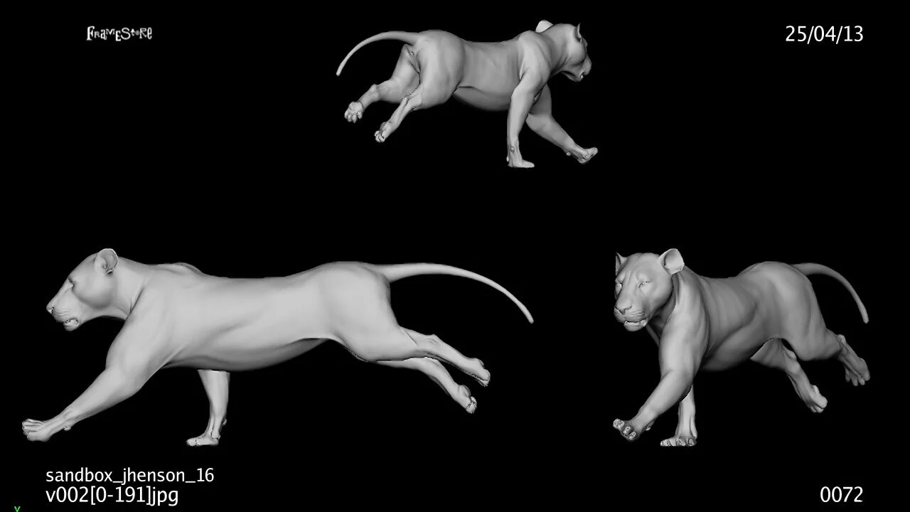 Lion Run Cycle (Aslan) WORK IN PROGRESS on Vimeo
