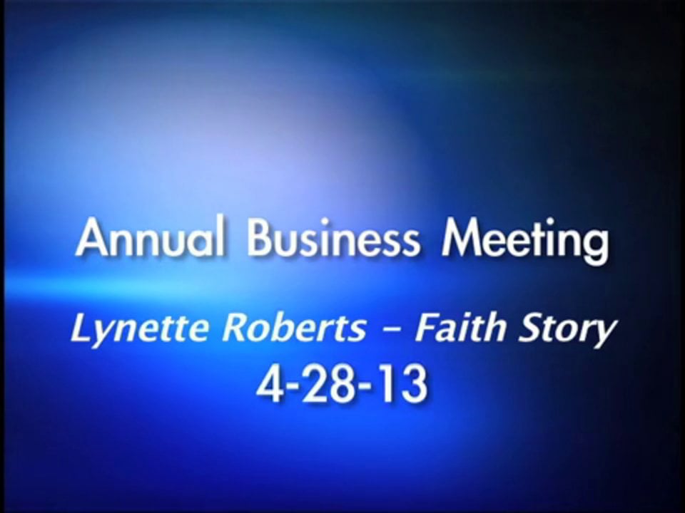 Lynette Roberts: Faith Story on Vimeo