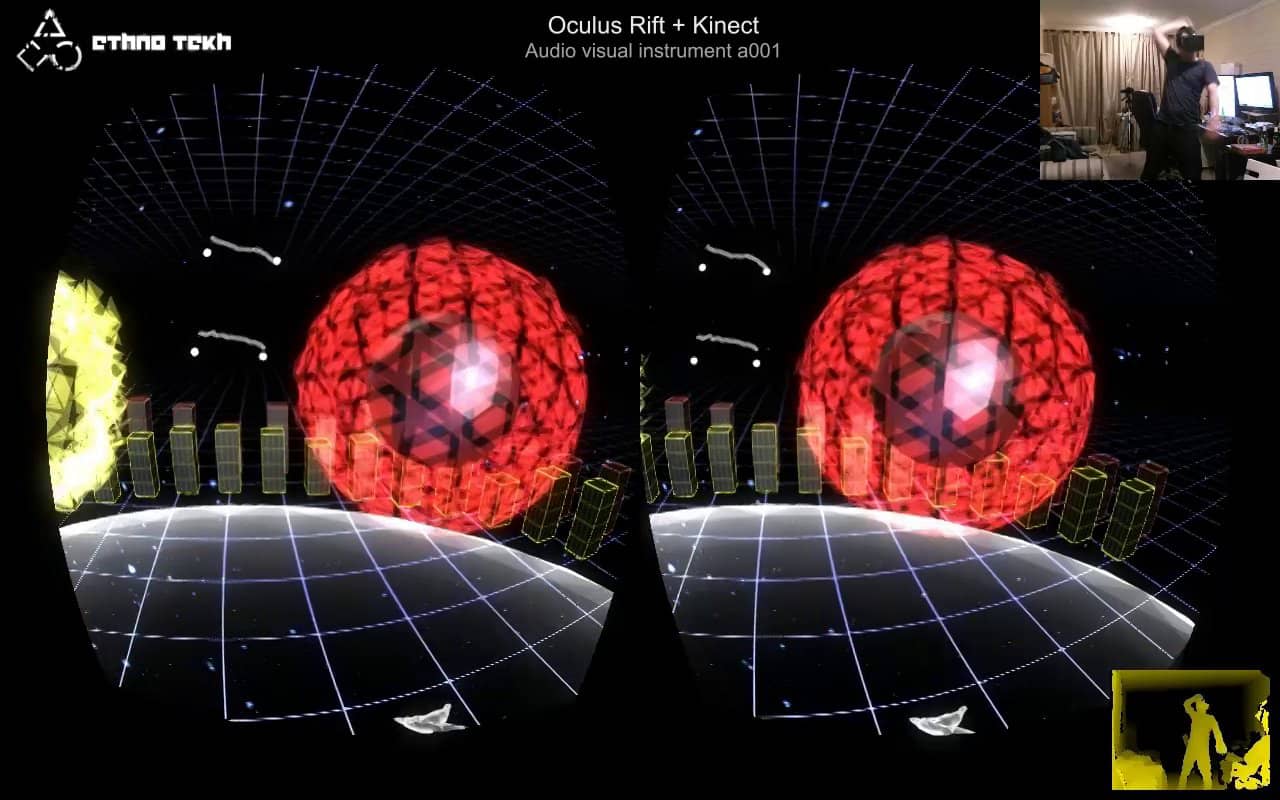 Oculus Rift + Kinect - Audio visual instrument a001 on Vimeo