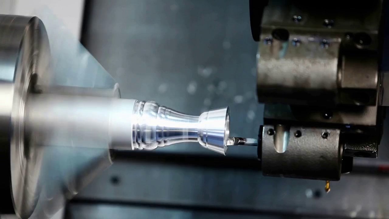 CNC Lathe - Turning a Chess Rook by Glacern Machine Tools on Vimeo