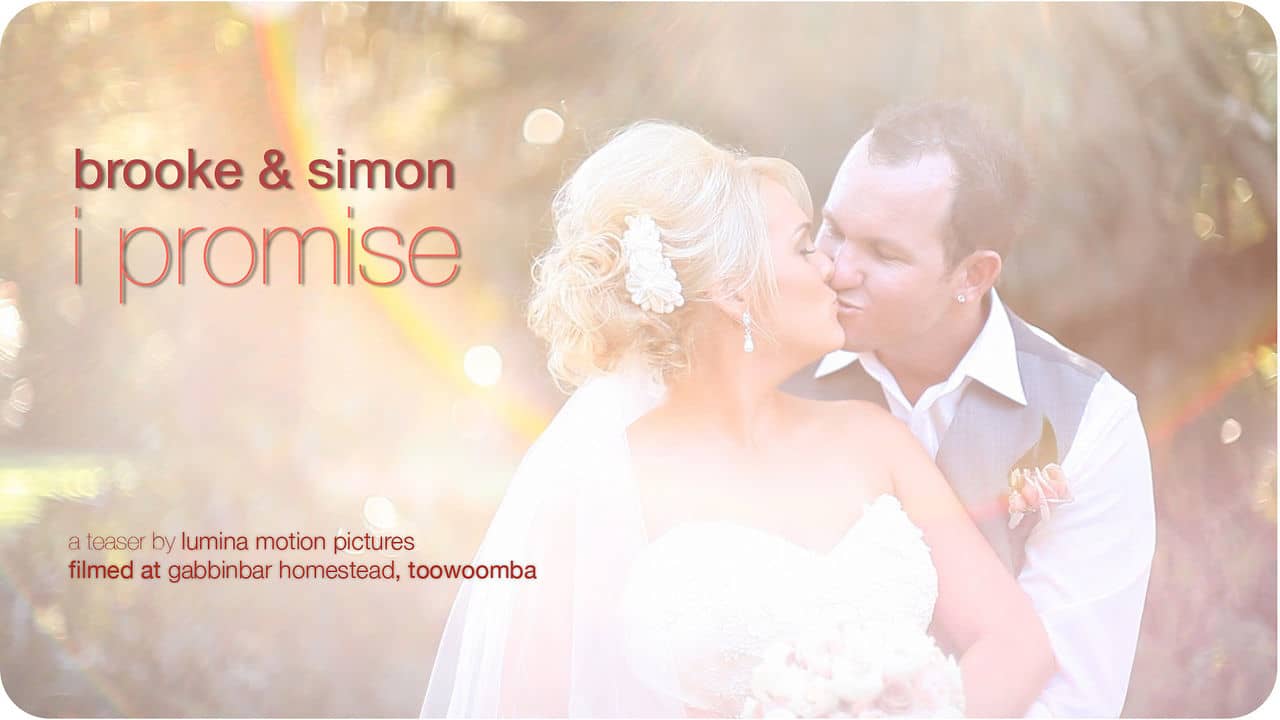 Brooke + Simon | I Promise on Vimeo