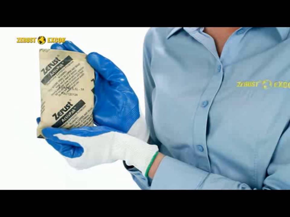 ZERUST®/EXCOR® ActivPak® VCI Diffuser Sachet Packets on Vimeo