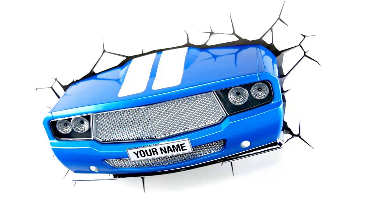 Classic Car 3D Deco/Night Light on Vimeo