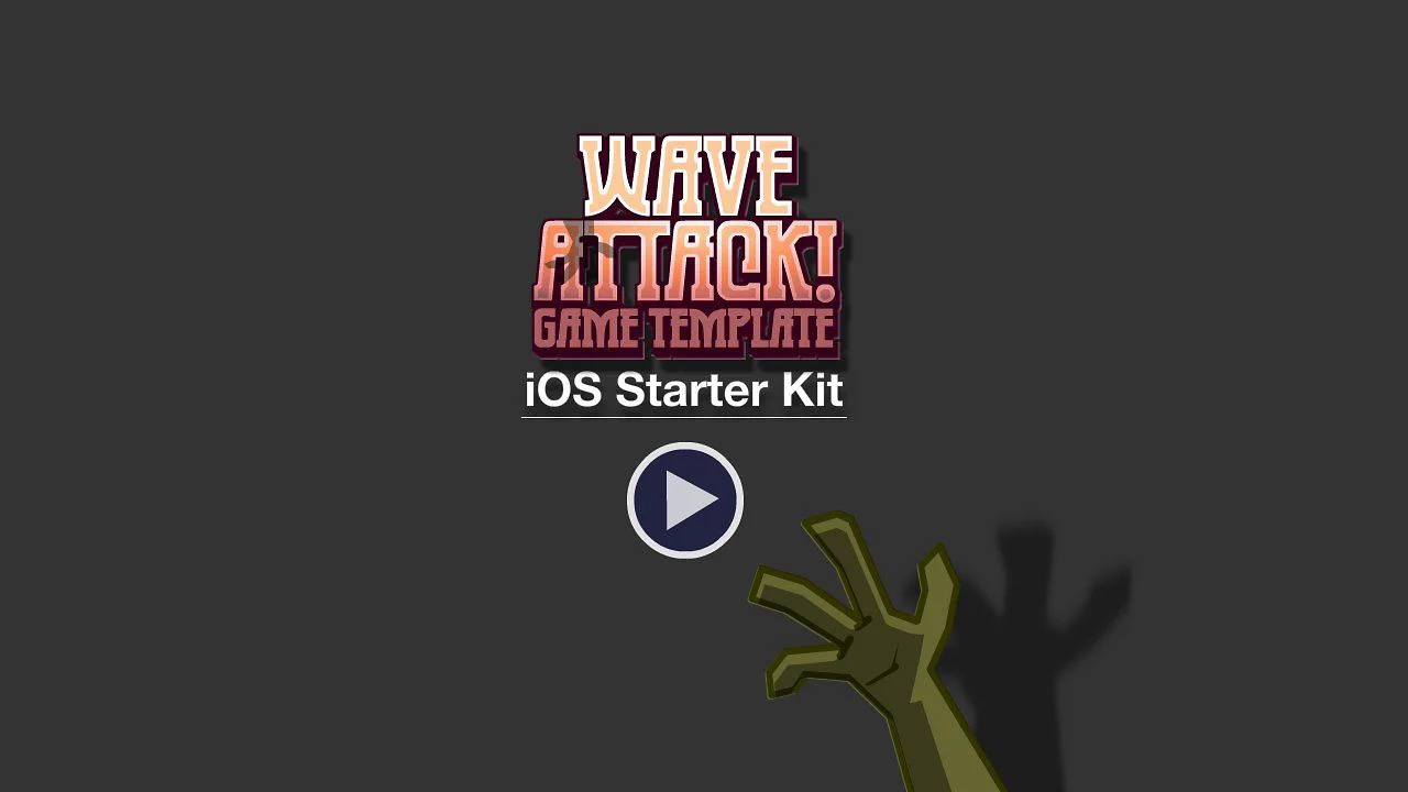 Demo of Wave Attack Game StarterKit for Universal iOS Apps