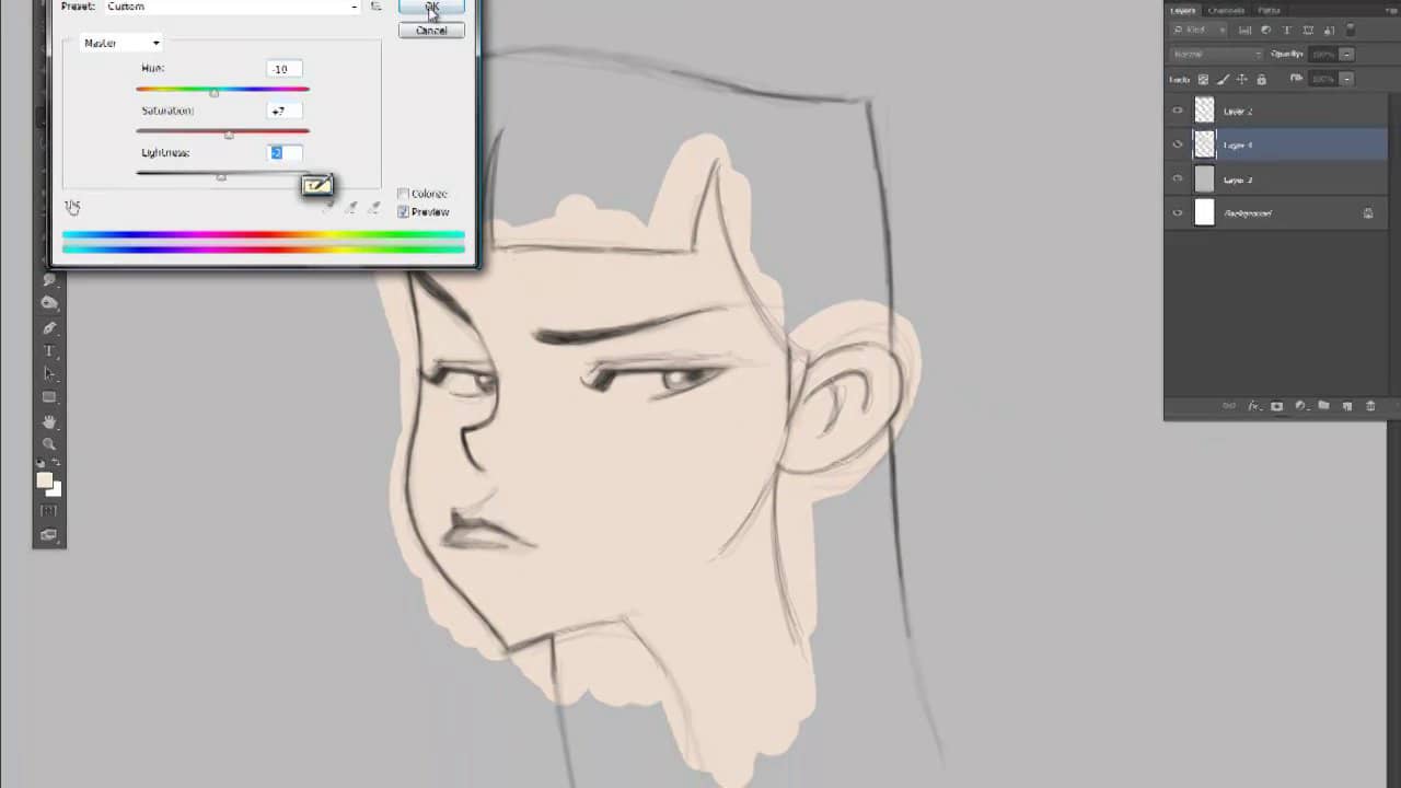 Cartoon face coloring, step 2 : Light on Vimeo