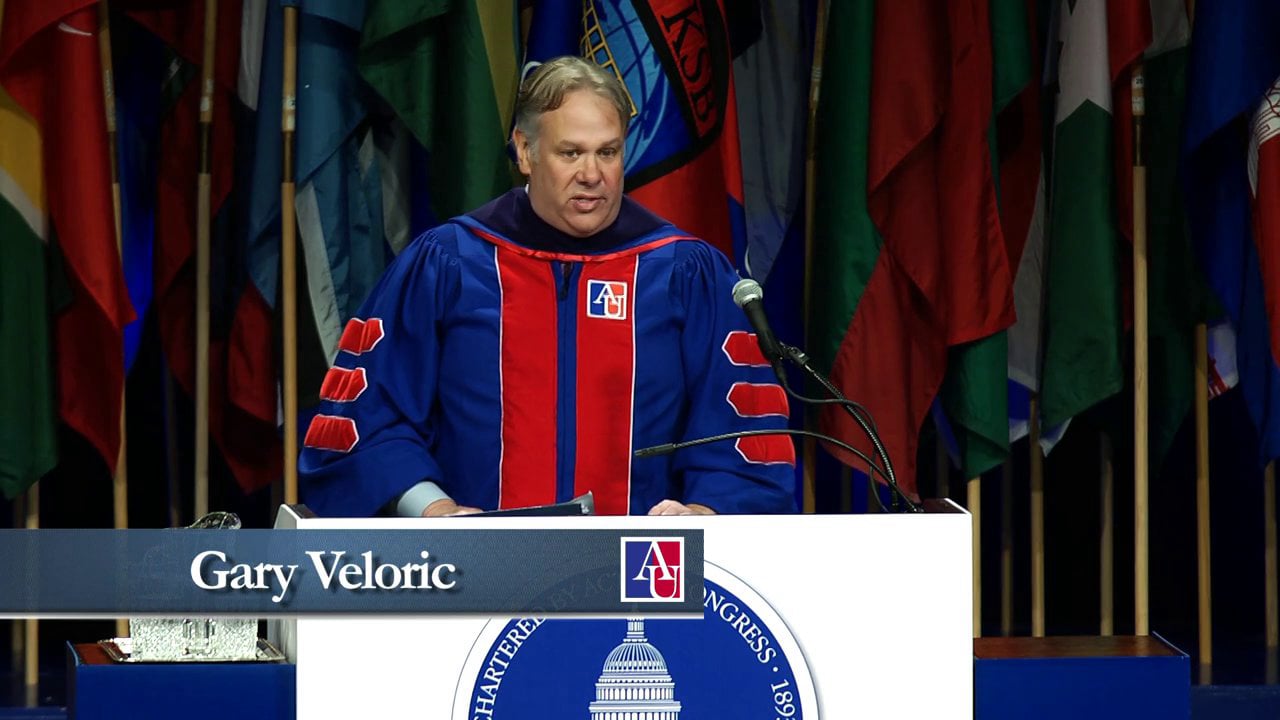 Gary Veloric Addresses Kogod Graduates on Vimeo