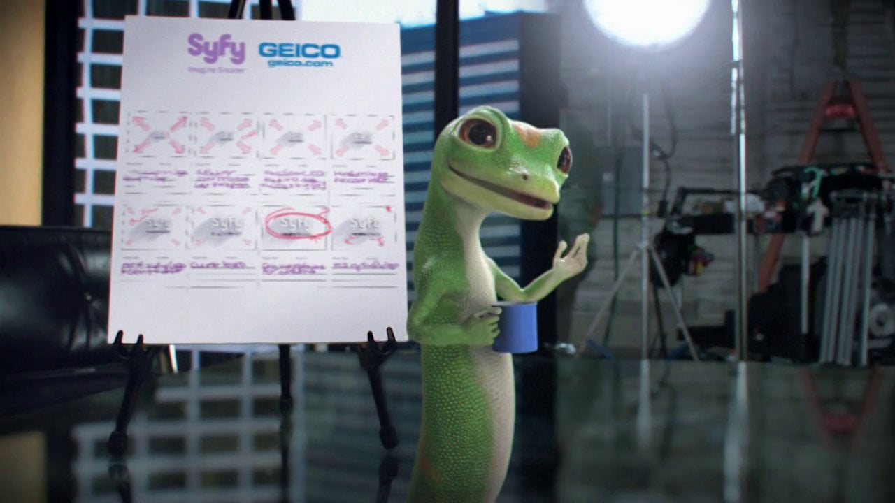 The Geico Gecko Directs the Syfy Logo on Vimeo