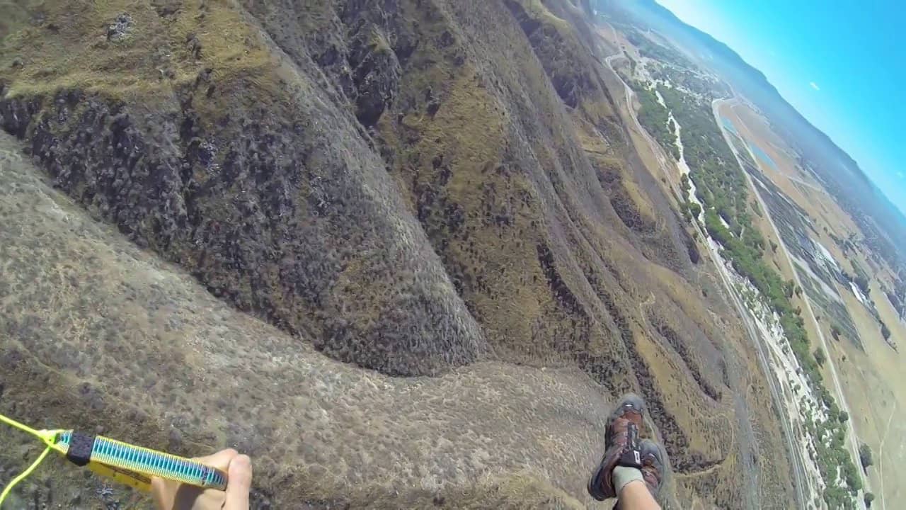 Front & Rear View Speedflying at Soboba on Vimeo