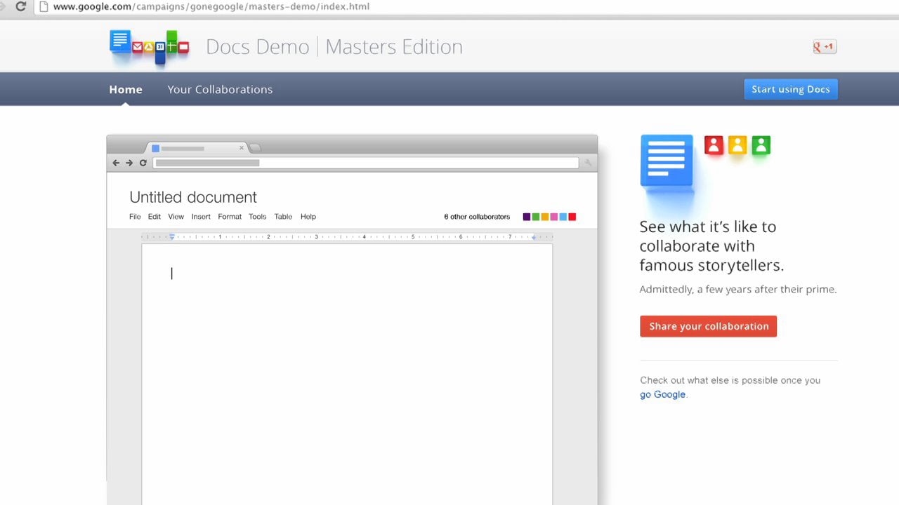 Google Docs Demo on Vimeo