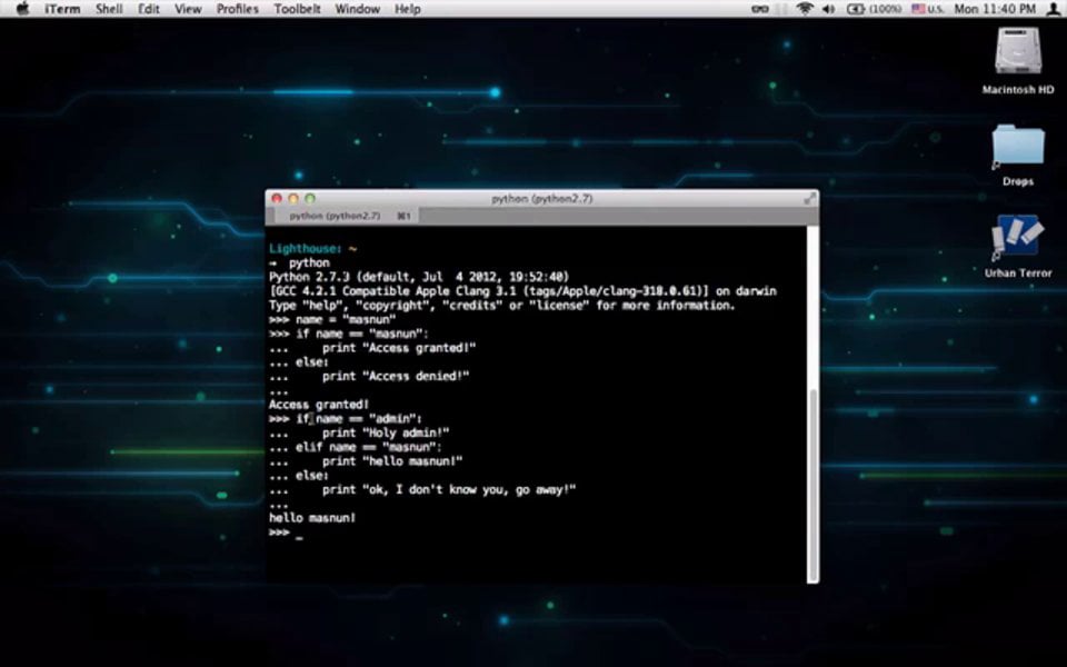 Python - Branching & Functions on Vimeo