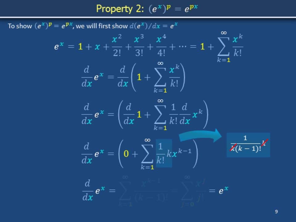 Euler's number 1c: Exponent multiplication identity on Vimeo