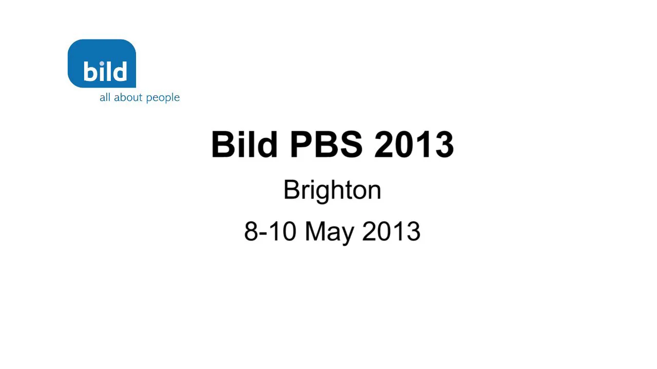 Bild PBS (Positive Behaviour Support) 2013 on Vimeo