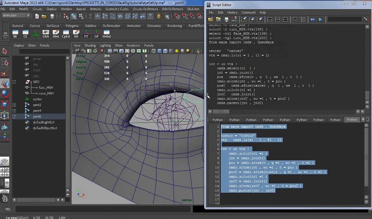 MAYA TUTORIAL : Cartoon eyeLid rigging PT1