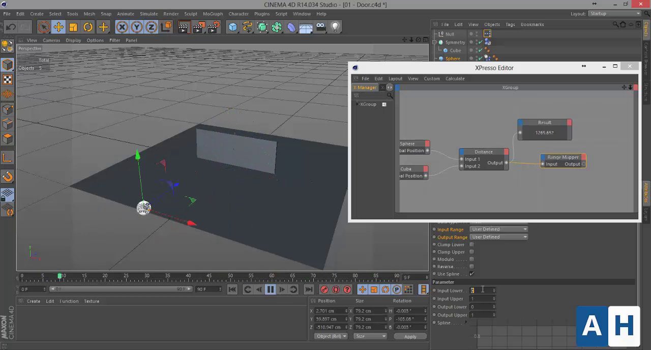 CINEMA 4D Tutorial - Using the Range Mapper in Xpresso to create automated animations on Vimeo