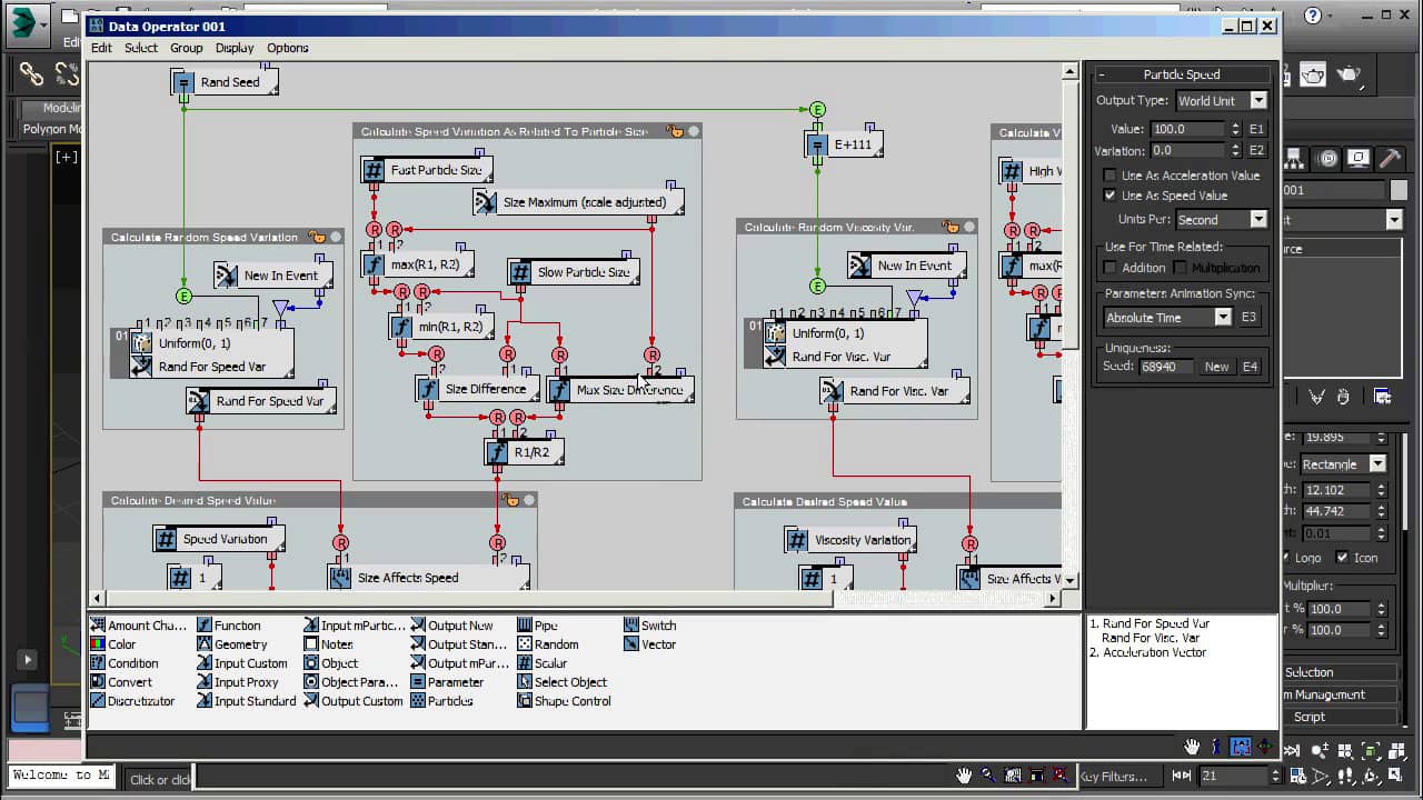 3ds max 2014: Data Operator & Data Presets for Particle Flow on Vimeo