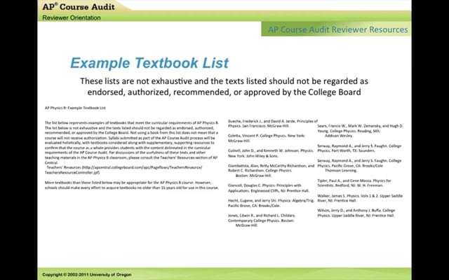 AP Course Audit on Vimeo