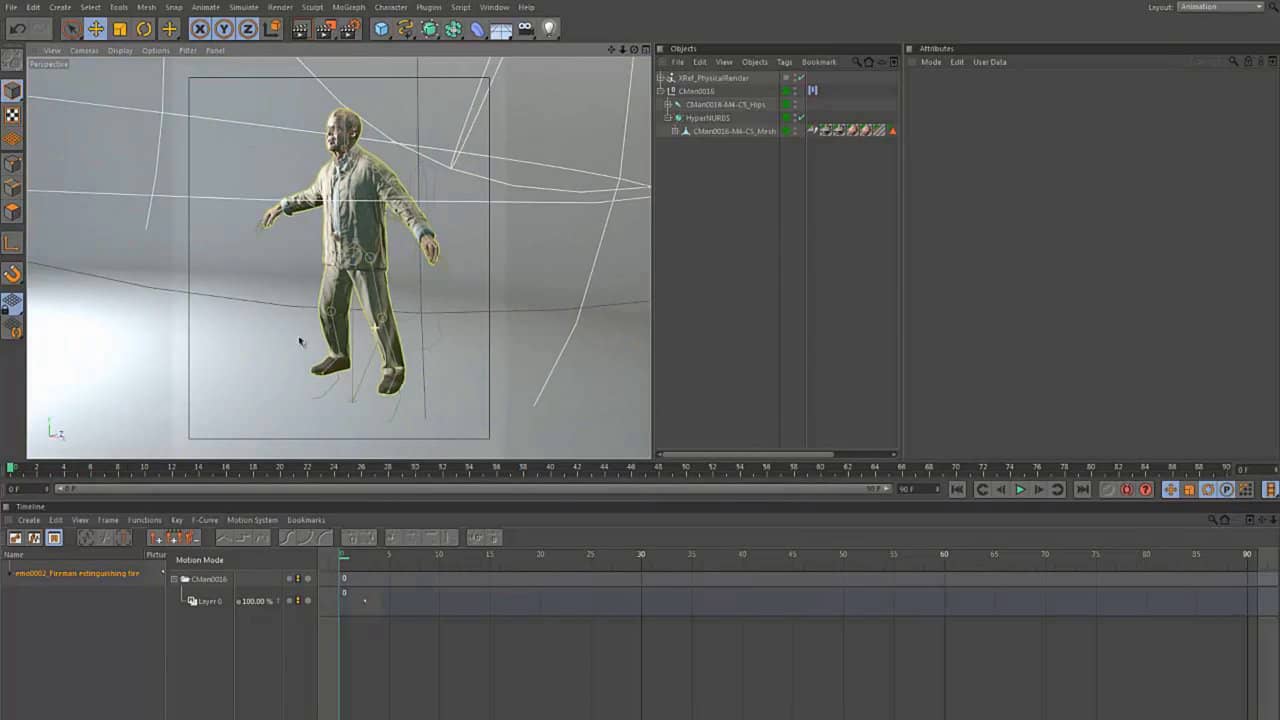 Cinema 4D Tutorial - Applying motion capture files (C4D MoCap Data) to ...