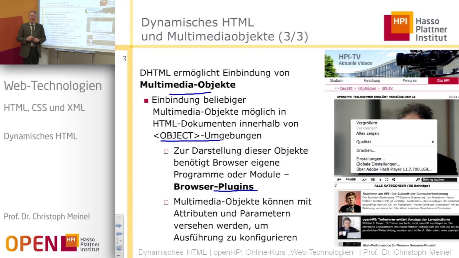 Dynamisches HTML | Web-Technologien | openHPI