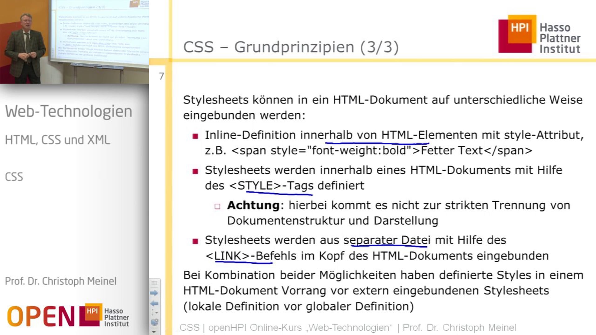 CSS | Web-Technologien | openHPI