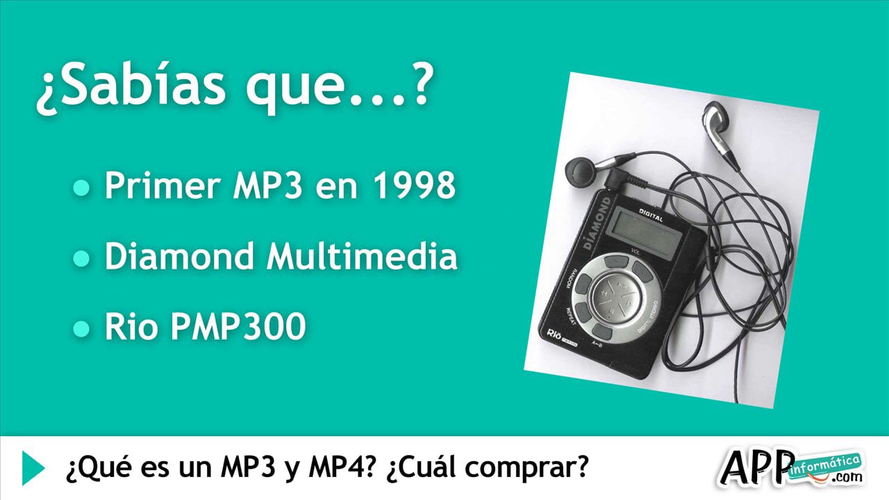 ¿Qué es un MP3 y MP4? ¿Cuál comprar? - APP informatica on Vimeo
