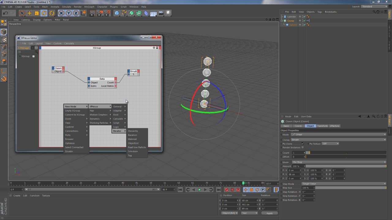 How to use XPresso Data node on Vimeo