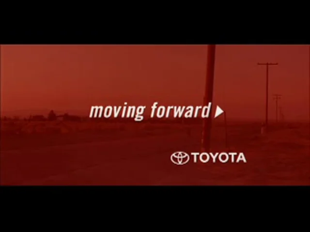 Toyota Logo Moving Forward
