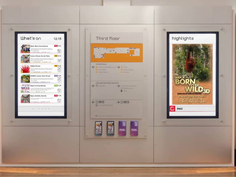 Science Museum Digital Signage on Vimeo