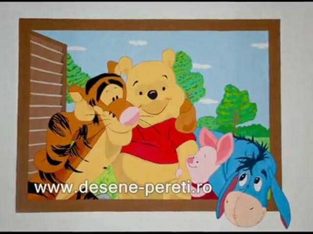 Picturi si desene pereti camere copii, tablouri peisaje, Disney ...