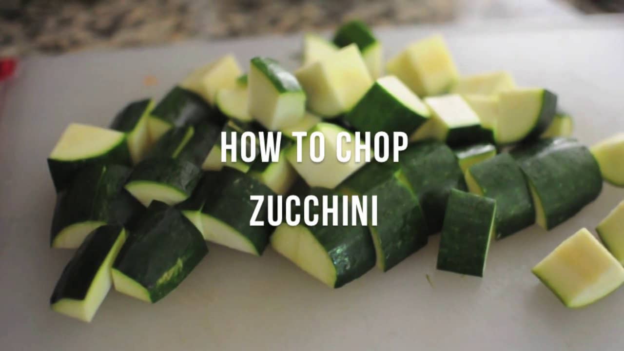 How to cube zucchini on Vimeo