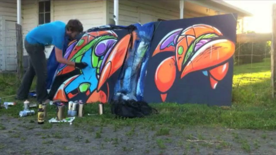 VERDACOMB Orb Suit Graffiti Time-Lapse on Vimeo